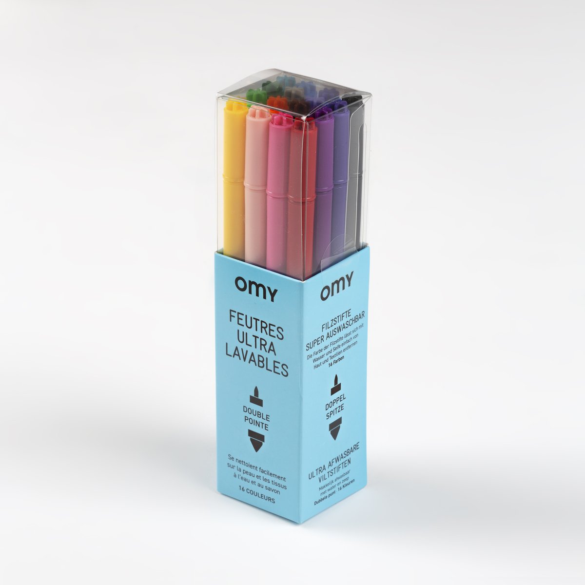 La boite de 16 feutres ultra lavables omy – Mezamé